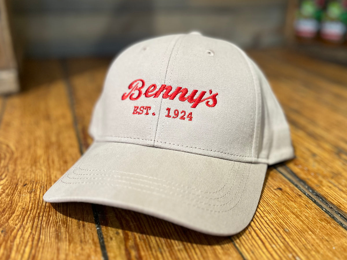 Benny’s Cap, Tan with Red logo – Newport Original