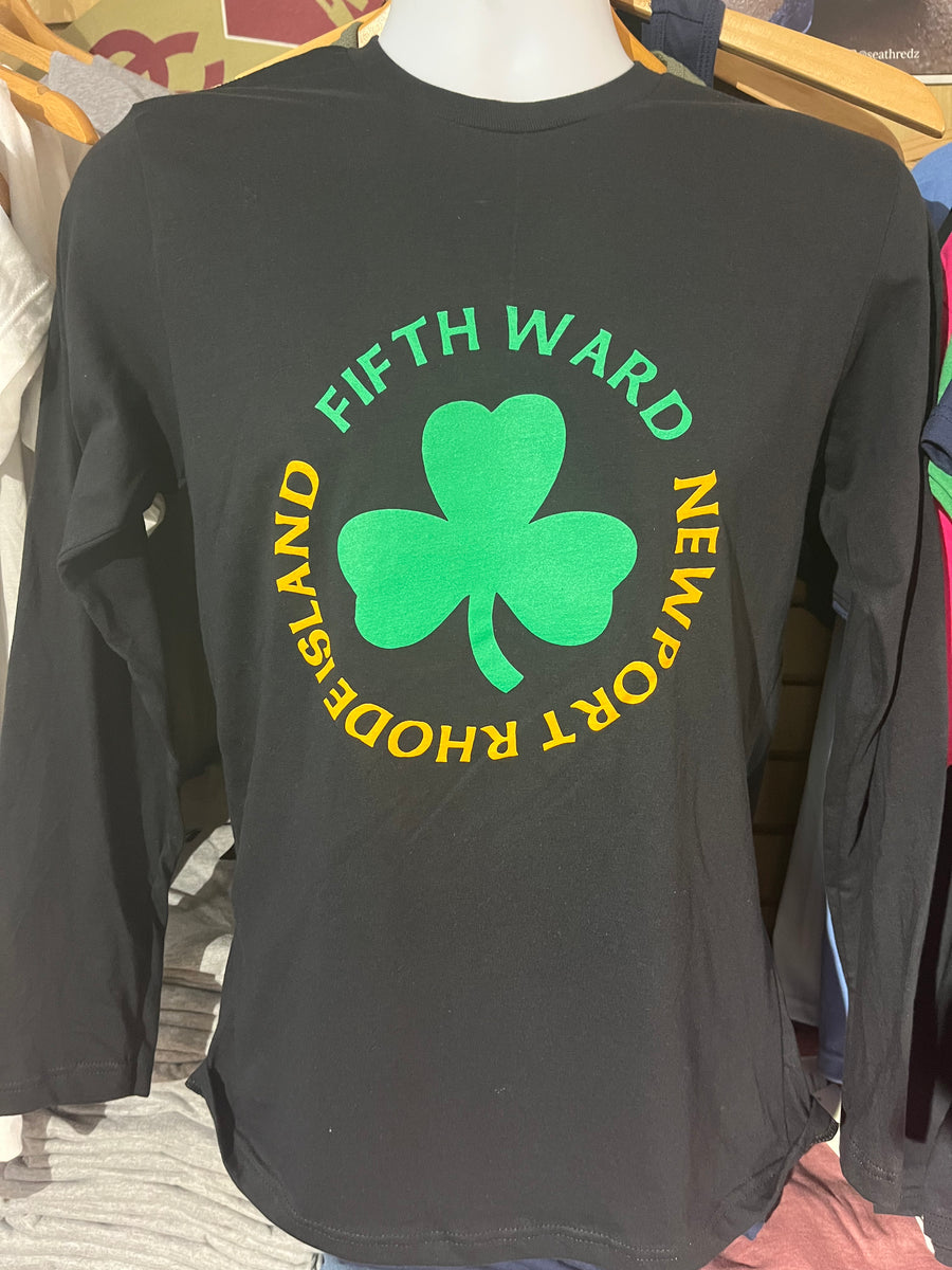 Fifth Ward Green and Gold Long-Sleeve Tshirt – Newport Original