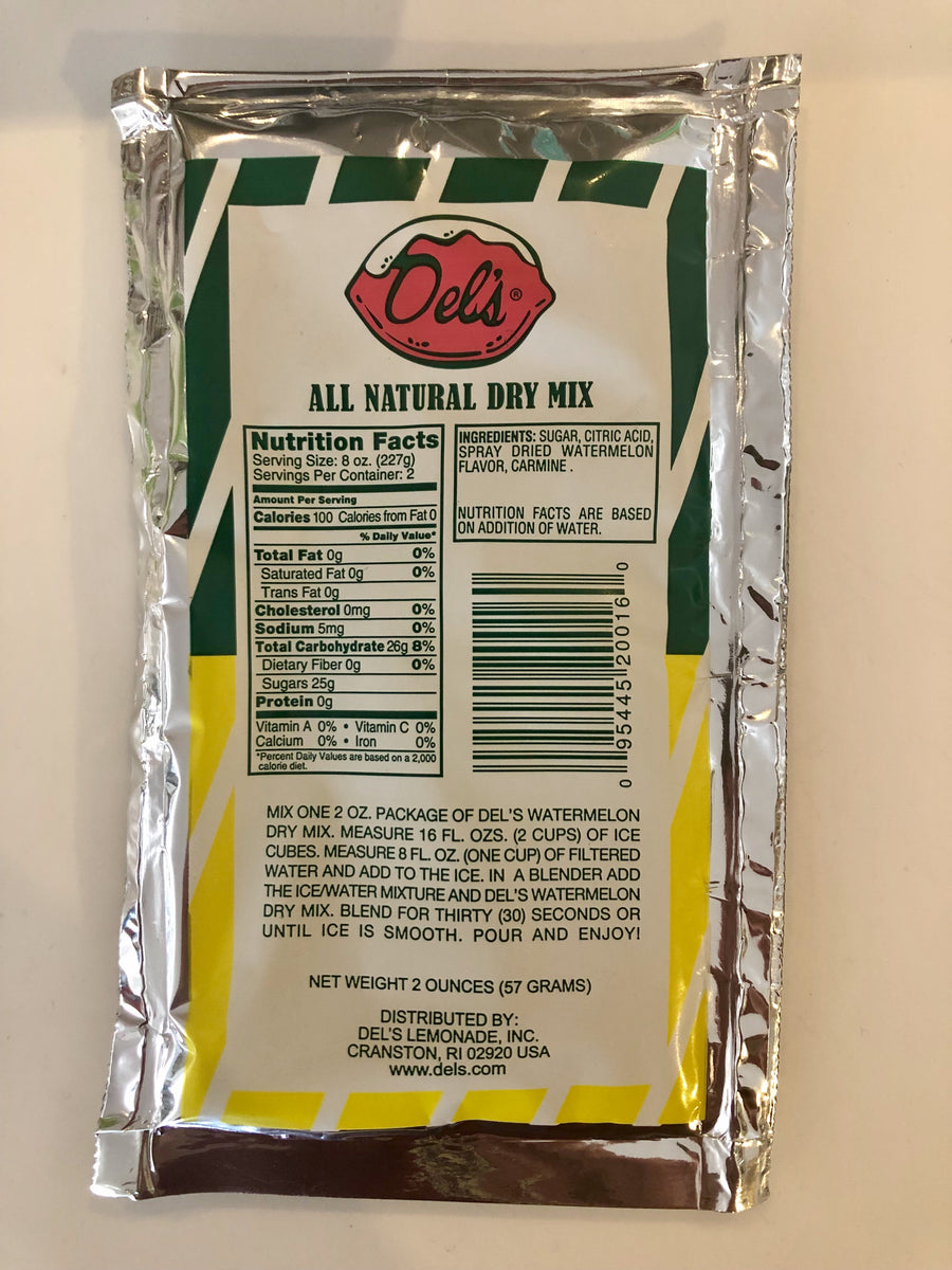 Del’s Lemonade Mix Packet – Newport Original